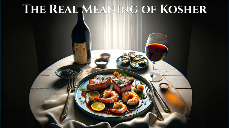 The Real Meaning of Kosher - Torah Class