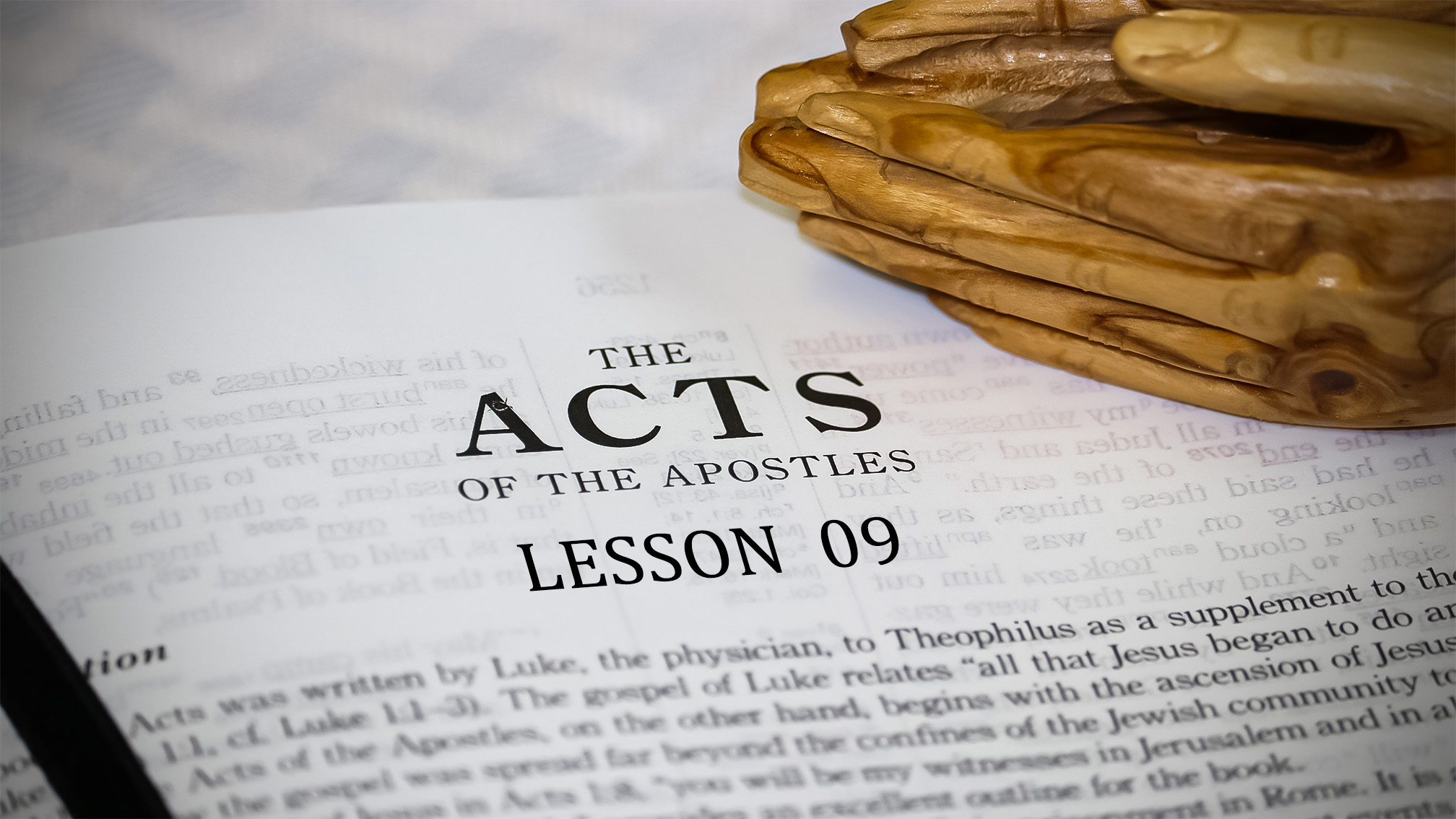 Lesson 9 - Acts Chapter 3 cont - Torah Class