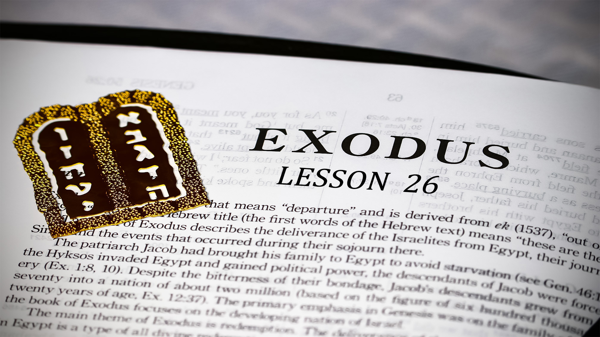 Lesson 26 - Exodus 25 Cont. - Torah Class