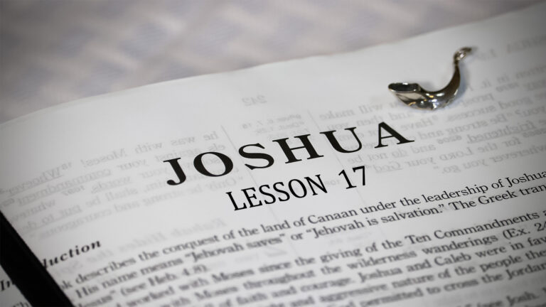Lesson 17 - Joshua 12 & 13 - Torah Class