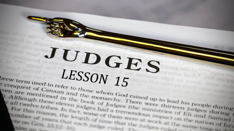 Lesson 15 - Judges 9 - Torah Class