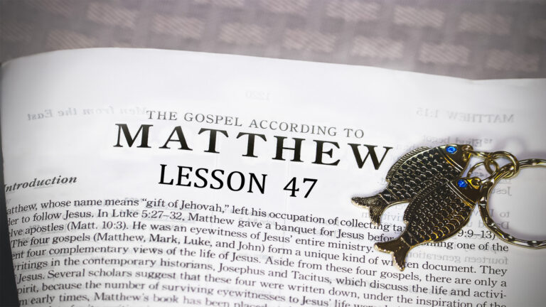 Lesson 47 Ch13 - Torah Class