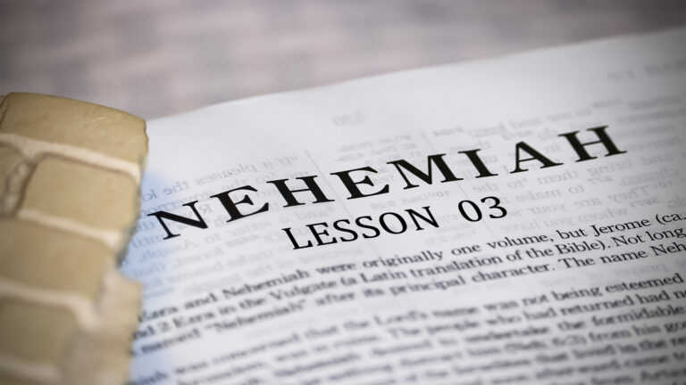 Lesson 3 - Nehemiah Chapter 2 - Torah Class