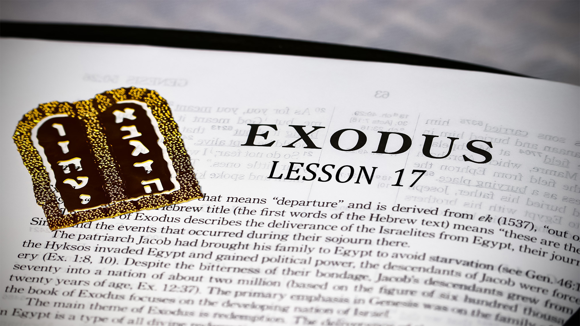 Lección 17 - Éxodo 20 - Torah Class